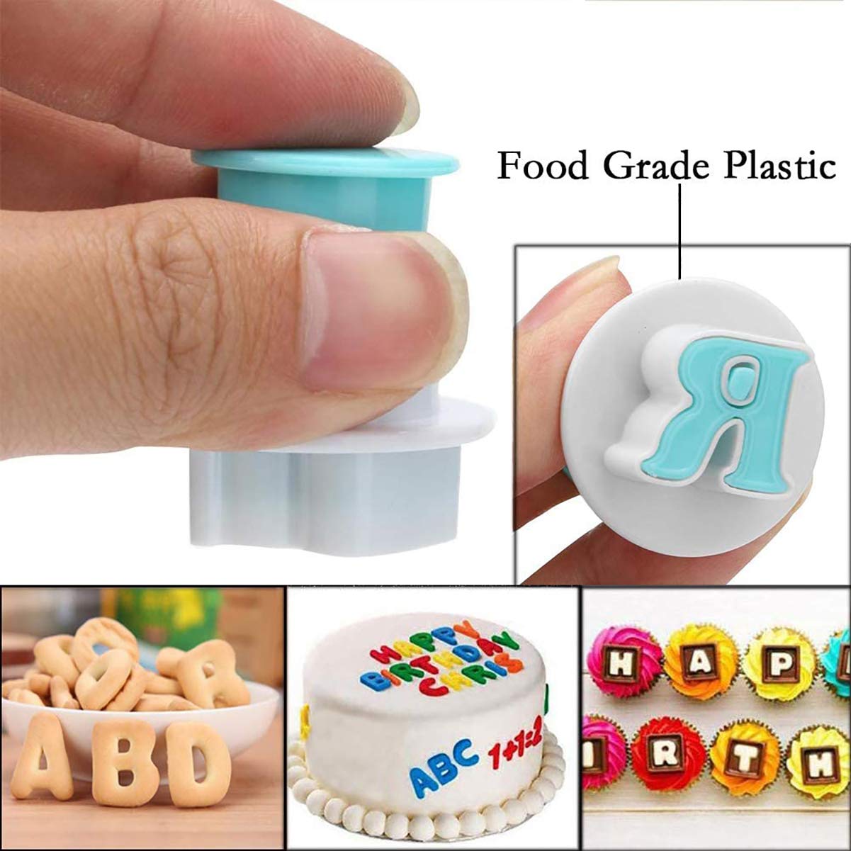 0-9 Numbers Cake Mold, Fondant Cookies Plunger Cutter Mold, DIY Chocolate Sugarcraft Stamp Impress, Numbers Cookie Cutters, Cookie Mold, Cookie stamp, Number Fondant Mold DIY Biscuit Cake Molds