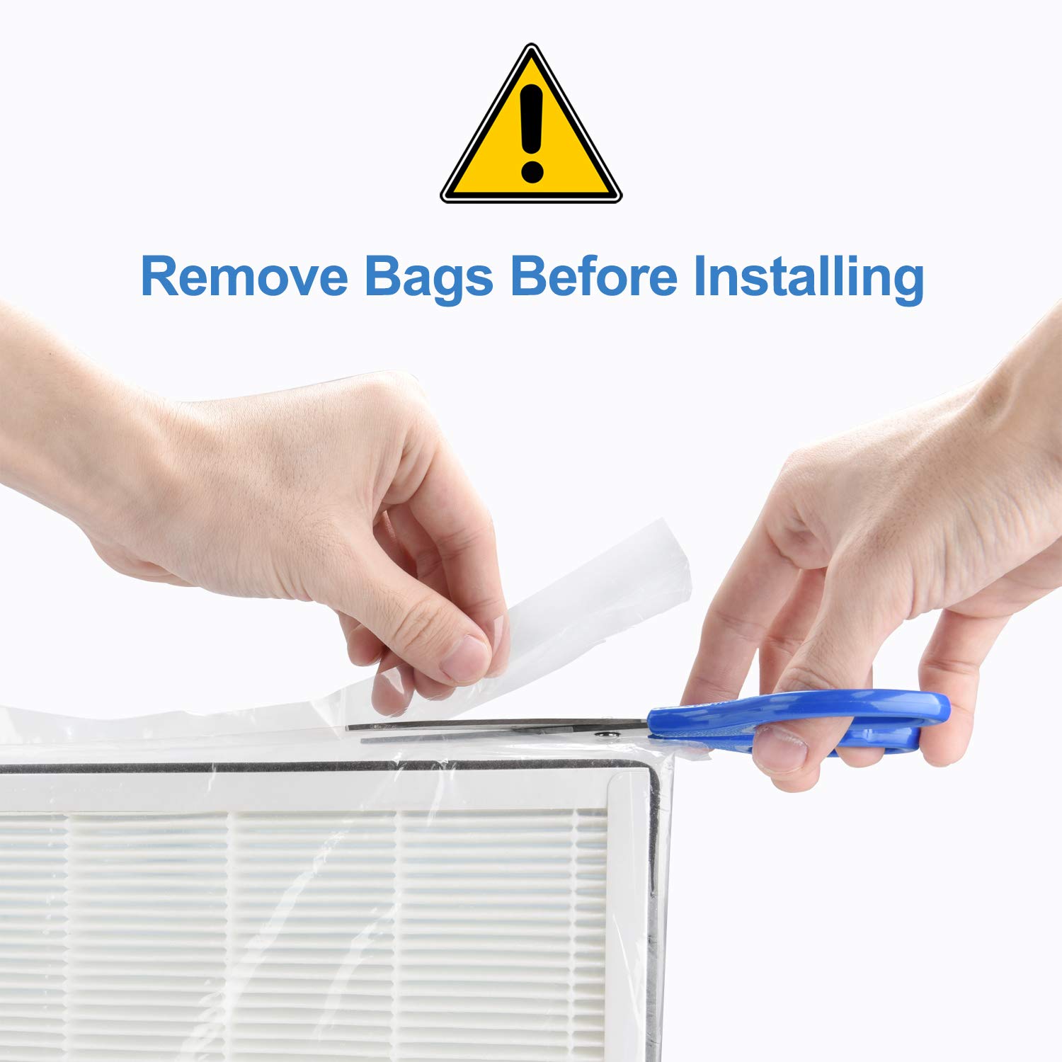 【Official Authentic】 RENPHO Air Purifier Replacement Filter Set for Models RP-AP001/ RP-AP001S/ RP-AP002 [Upgrade on the Basis of Blue] Exclusively for humid environment