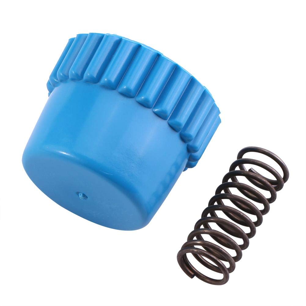 #T25/#T35 Nylon Bump Knob Metal Spring Accessory Set Fits for Husqvarna String Trimmer Head(#T25 Blue Trimmer Bump Knob + Spring)