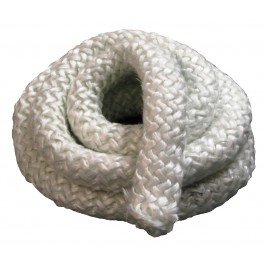 1 inch Woodstove Gasket Rope, Door Gasket, Round Fiberglass Rope Seal (8 Feet)