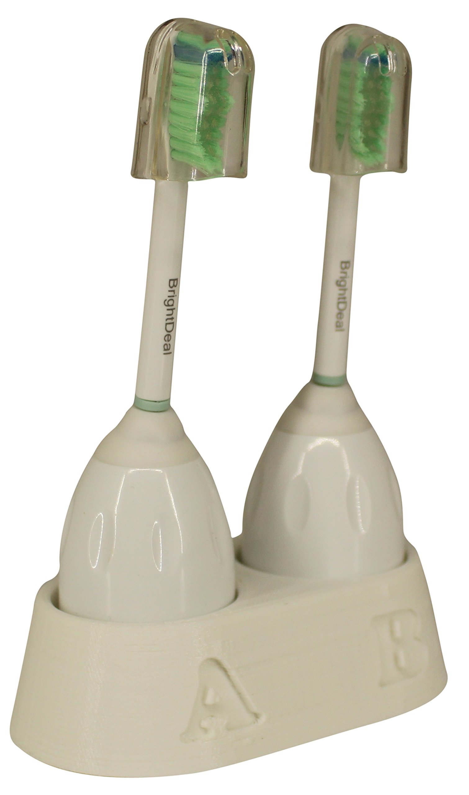 **Customizable** Toothbrush Head Holder Compatible with Philips Sonicare Advance Model e-Series (2 Slots)