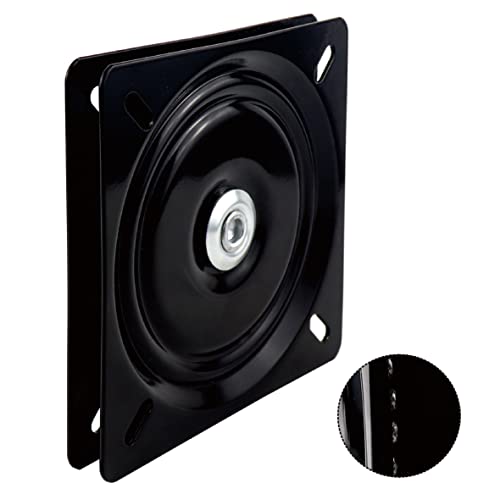 10 Inch Lazy Susans Hardware,Heavy Duty Lazy Susan Rotating Plate Turntable with 600bl Load for DIY Project, Table, Bar Chair(Black)