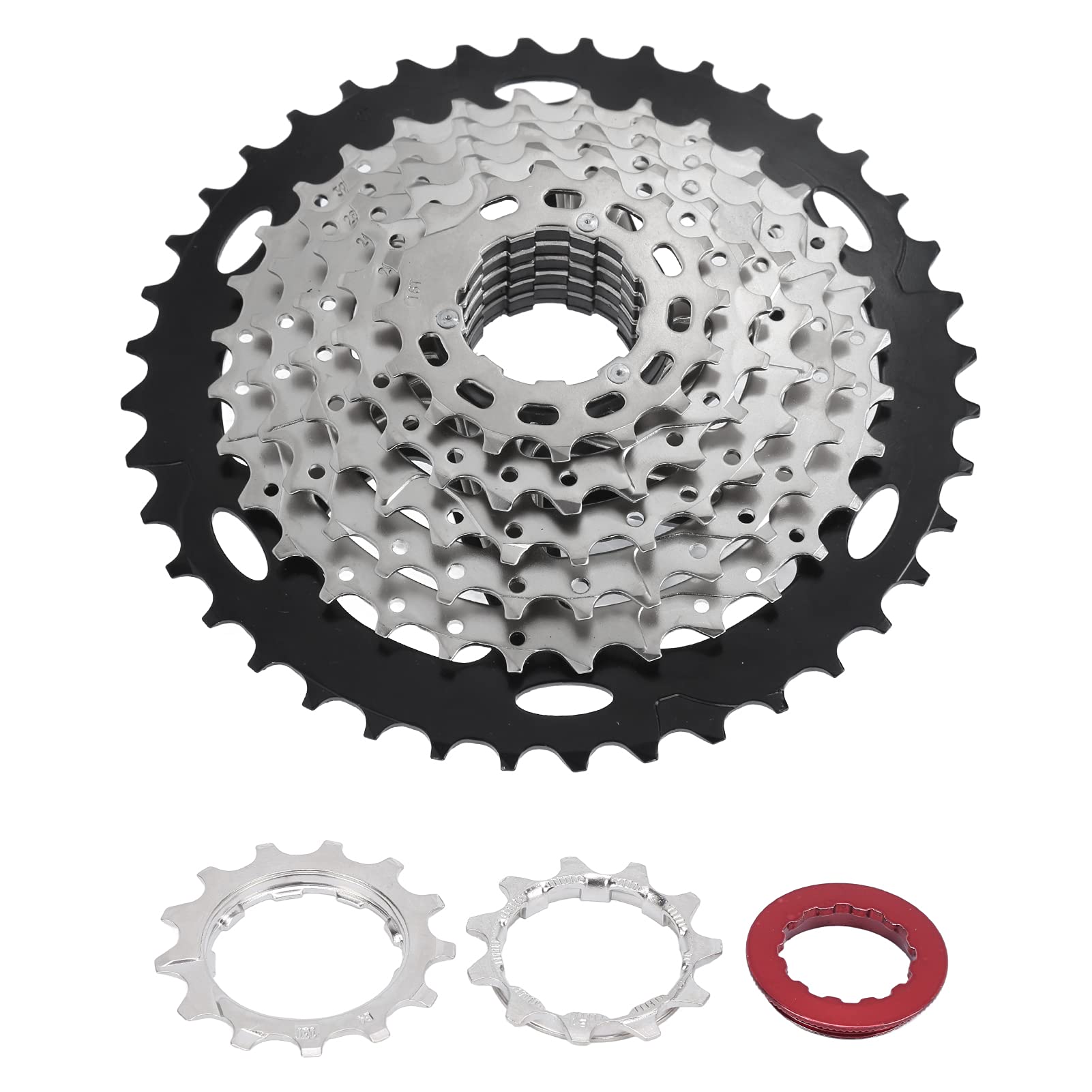 01 02 015 11‑40T Cassette Sprocket, Anti Rust Bike Freewheel Cassette Wear Resistant for Road Bicycle