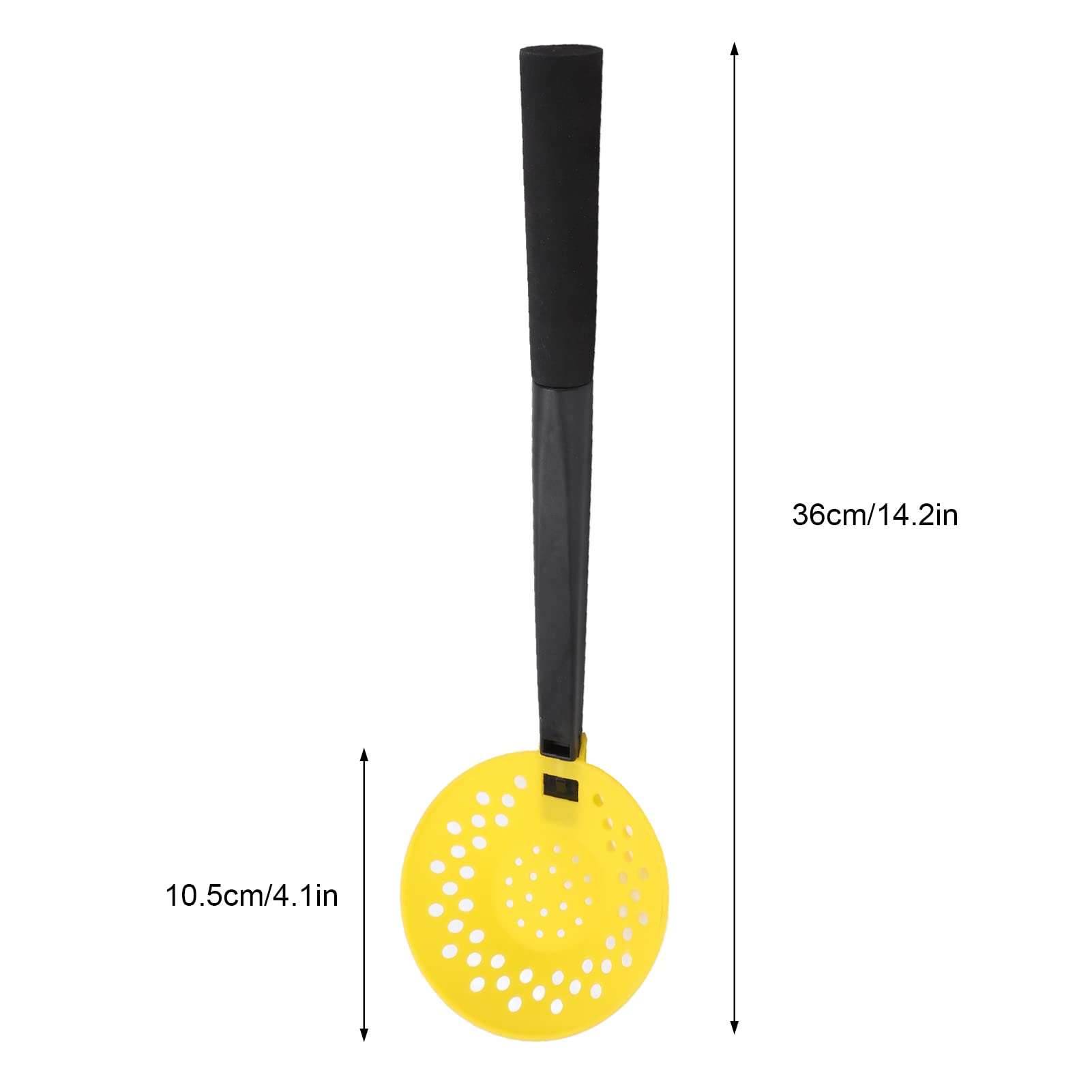 01 02 015 Winter Fishnet Strainer Scoop Skimmer, Ergonomic Durable Comfortable Winter Ice Fishing Tool Ice Scoop Skimmer for Removing Ice
