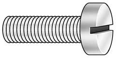 #6-32 x 3/8" Fillister Head Slotted Machine Screw, 100 pk.