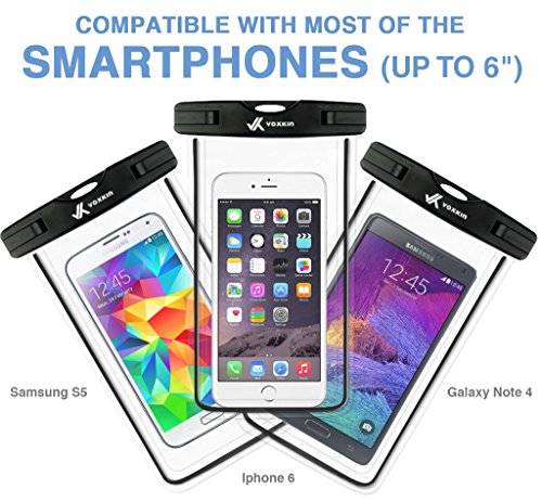 ⚡ [ PREMIUM QUALITY ] Universal Waterproof Phone Holder with ARM BAND & LANYARD - Best Grade Water Proof, Dustproof, Snowproof Case for iPhone 12 Pro Max, 12 Mini, S21 Ultra, S20, OnePlus 8, Pixel 5