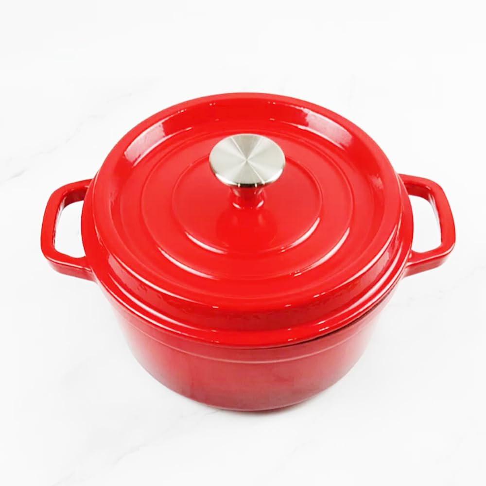 1 Set Silver Dutch Oven Knob Handle, Stainless Steel Pots Replacement Knob Dutch Oven Replacement Knob Compatible with Aldi, Le Creuset, Lodge and other Enameled Cast-Iron Dutch Oven