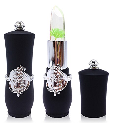 ❀ Euone s ❀,Beauty Bright Flower Crystal Jelly Lipstick Magic Temperature Change Color Lip