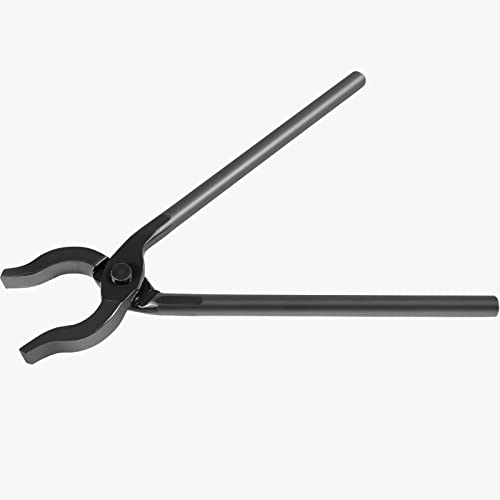 0004930-300 Blacksmiths' Tongs Perfect for Beginner or Professional Blacksmiths to Work on Welding Bench, Holding Hot Steel Firmly