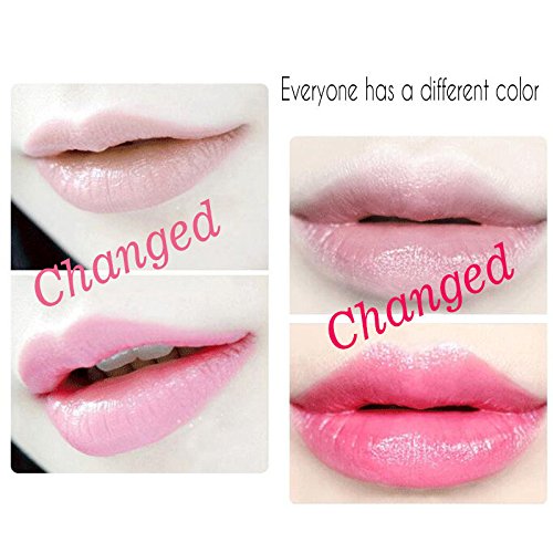❀ Euone s ❀,Beauty Bright Flower Crystal Jelly Lipstick Magic Temperature Change Color Lip