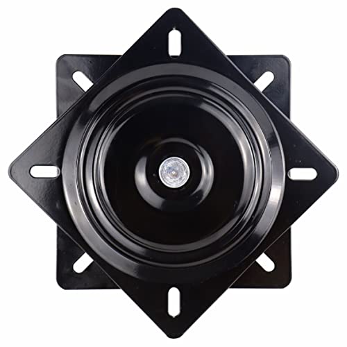 10 Inch Lazy Susans Hardware,Heavy Duty Lazy Susan Rotating Plate Turntable with 600bl Load for DIY Project, Table, Bar Chair(Black)
