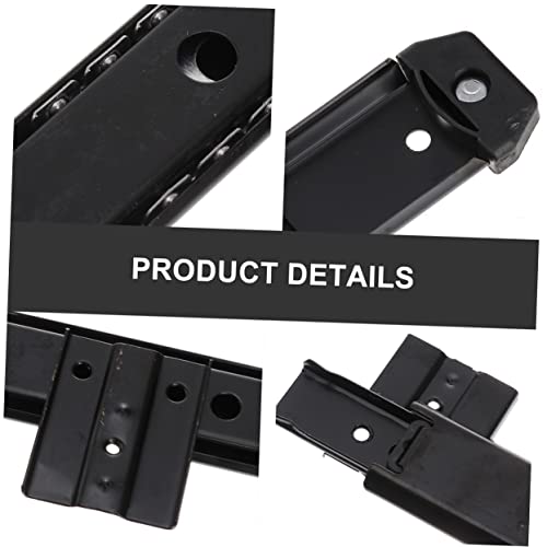1 Pair Keyboard Track Vanity Accessories Silent Keyboard Black Keyboard Under Desk Tray Keyboard Drawer Keyboard Tray Ke