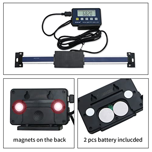 0-200mm/8''Digital Readout Linear Scale, Accurate Digital Remote LCD,for Milling Machine Lathes