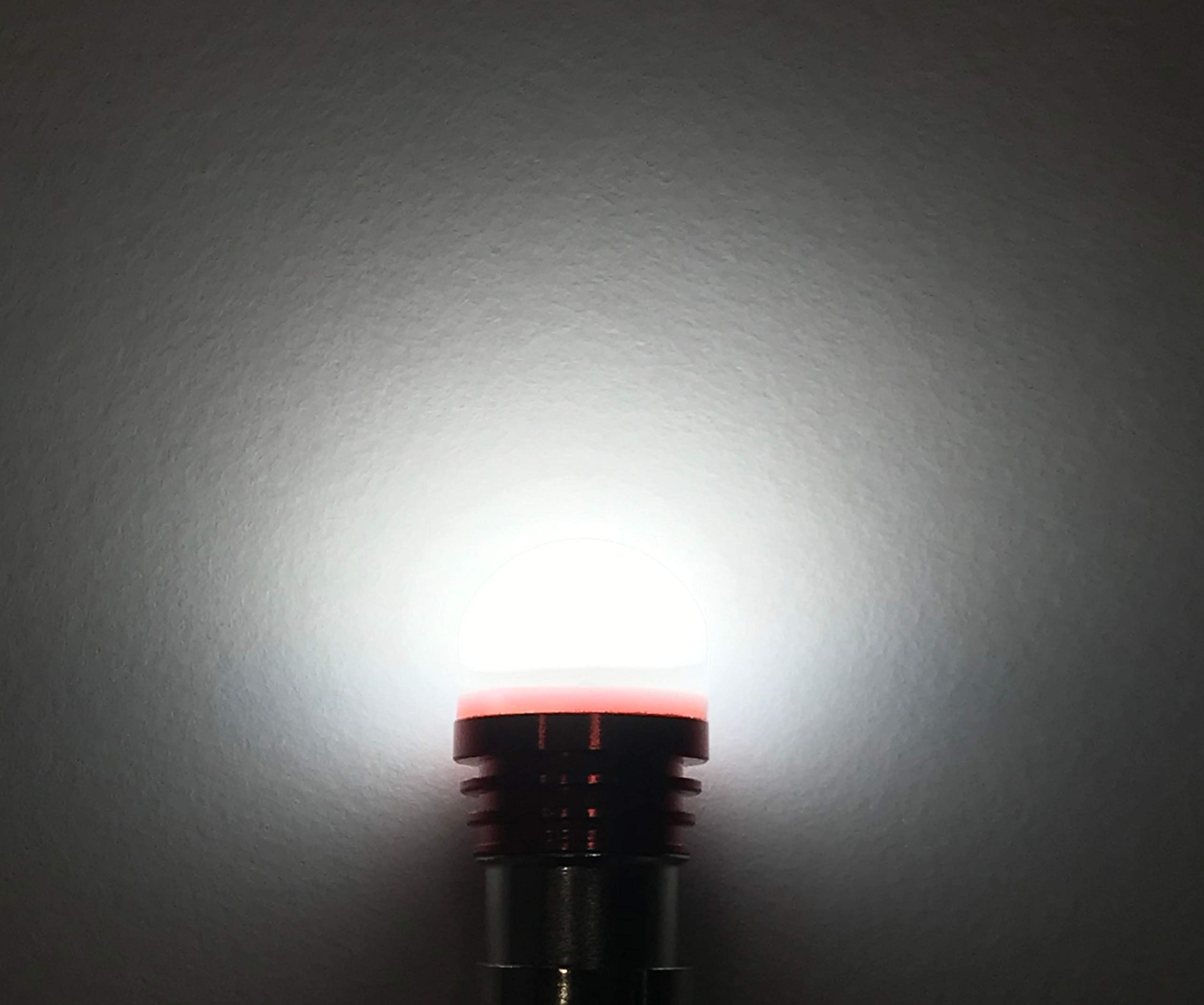 #1003#105 12VDC Miniature Bulb LED Replacement | Base: SC Bayonet Ba15S | Lamp Shape: B6 | Voltage: 12VDC (Bright White)