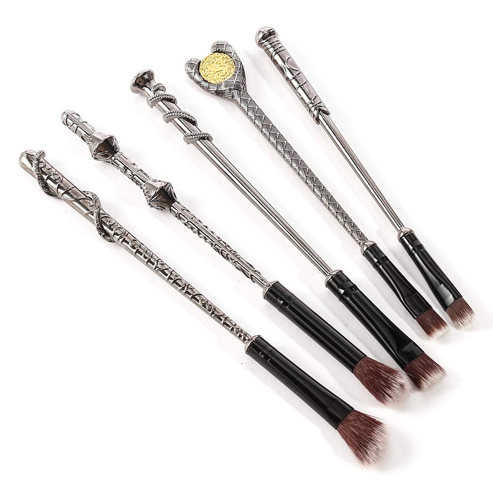 10 PCS Harry Gifts Potter Makeup Brushes Wand Brushes Set for Foundation Blending Blush Concealer Eyebrow Face Powder