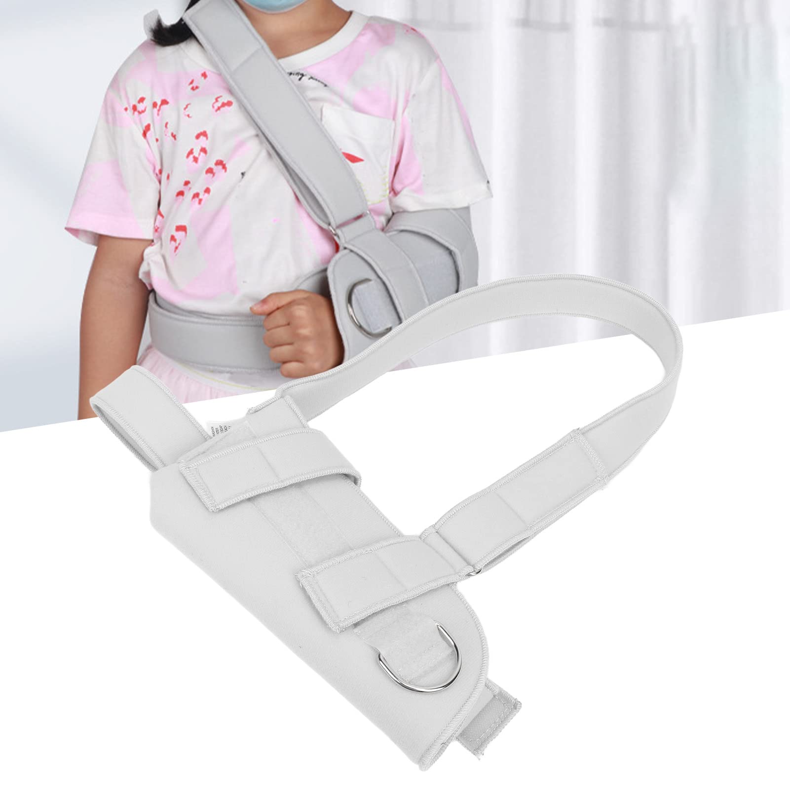 01 02 015 Elbow Fracture, Adjustable Child Arm Detachable Shock Absorbing Pad Breathable Good Fixity for Shoulder Injury for Kids