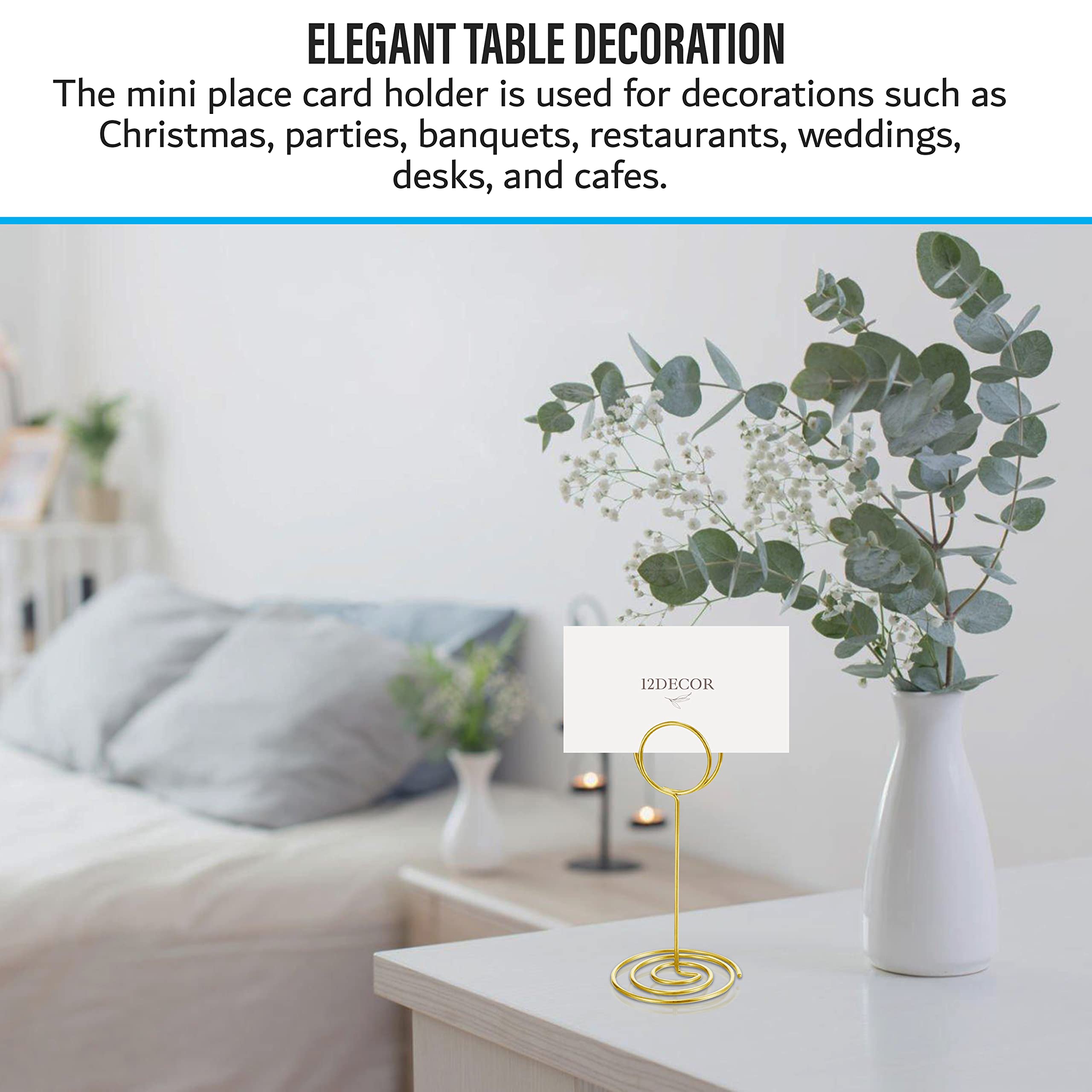 1-24 Acrylic Table Numbers for Wedding - 8.5 ″ × 4 ″ x 1/8″ Perfect Table Number Holders for Wedding, Meeting, Event, Birthday and Anniversary Party