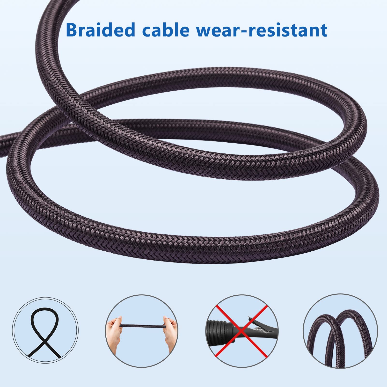 1/4 to XLR Male Cables - Quarter to XLR Balanced Stereo Cables SKAPADEN - 10 Feet, Black