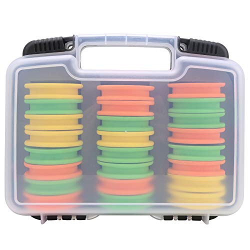 01 Fishing and Rigging Foam Spools, Fishing EVA Spools Bobbin Tackle Spools Winding Board Tool EVA Winding Board for Fish