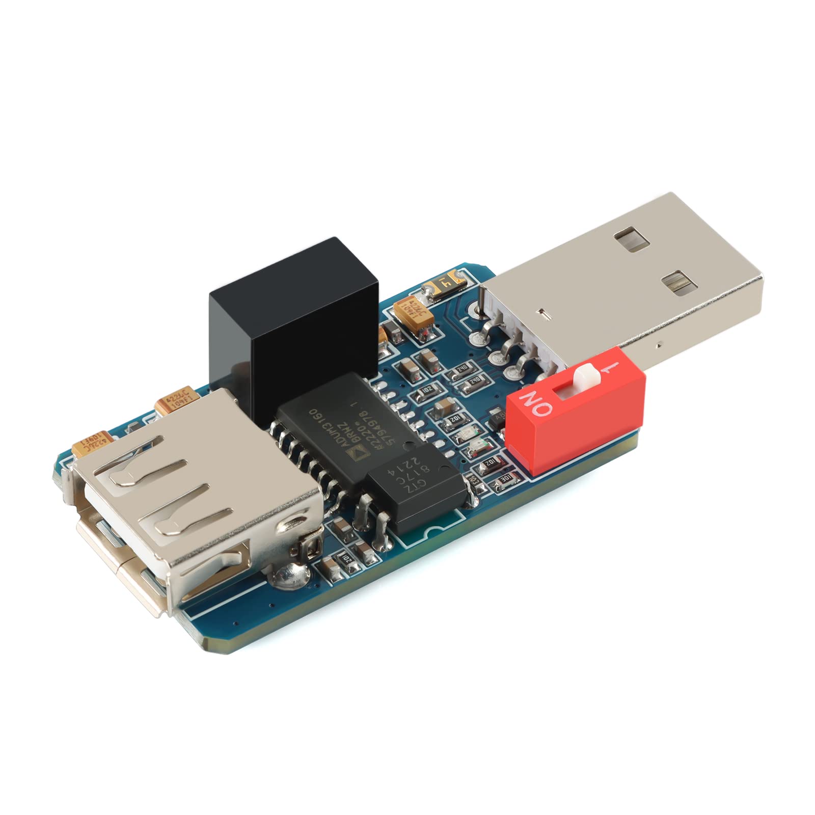 000 EC buying ADUM3160 Isolation Module Blank electronic chip cards USB to USB Isolator Board Support 12Mbps 1.5Mbps, Icoupler technology is compatible with usb2.0,No external power supply or drive