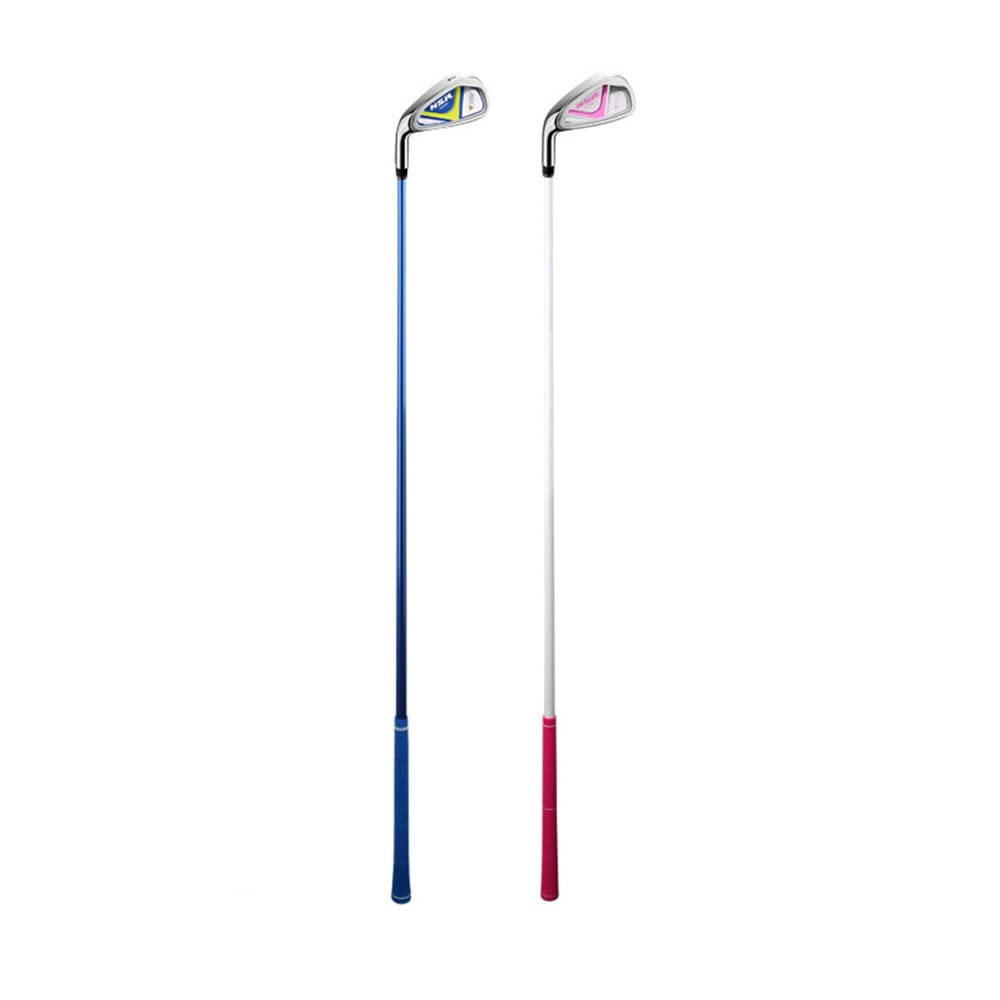 #7#9 Junior Golf Club Irons, Left Handed Kids Golf Clubs, Boys Girls Golf Irons (Blue,#7 (5-8 Y))