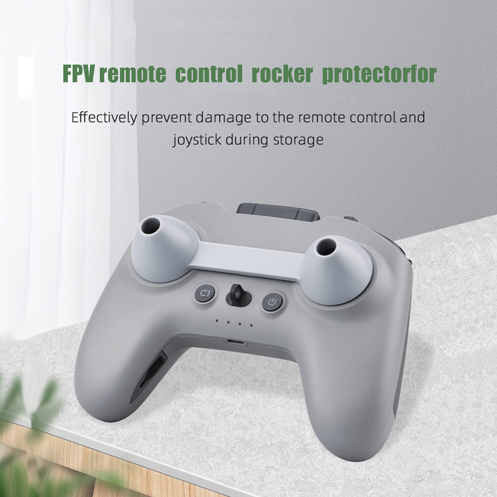 01 Joystick Protector, Easy to Install and Remove Rocker Protector Cover Drone Joystick for Protective Effects for FPV Remote Control
