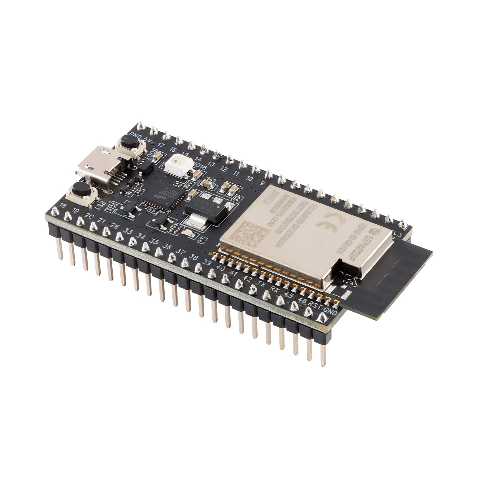000 JESSINIE ESP32-S2-Saola-1M Wireless WiFi Development Board ESP32-S2 ESP32-S2-WROOM Universal IoT Wi-Fi MCU Wireless Module ESP32 4MB SPI Flash Onboard Antenna for Mesh Network Smart Home Control