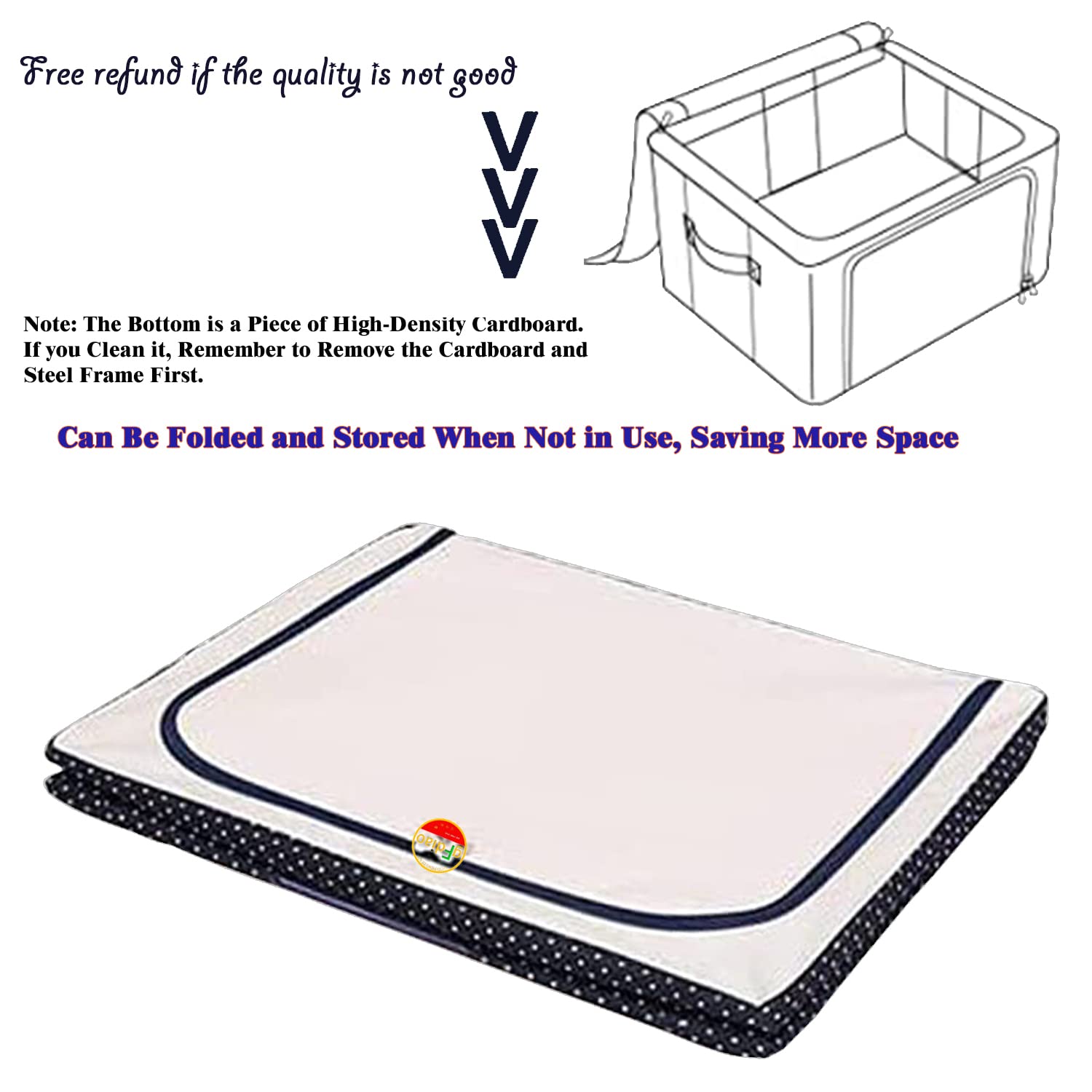 ® Under Bed Storage Fabric Storage Bins Large Closet Organizers and Storage for Clothes