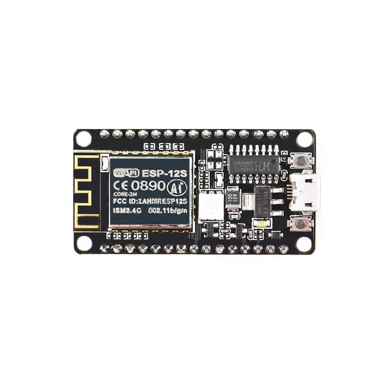 000 JESSINIE 3Pcs ESP-12S NodeMCU Lua WiFi Module Board CH340C Serial Adapter ESP8266WiFi Module IoT Development Board for Smart Home