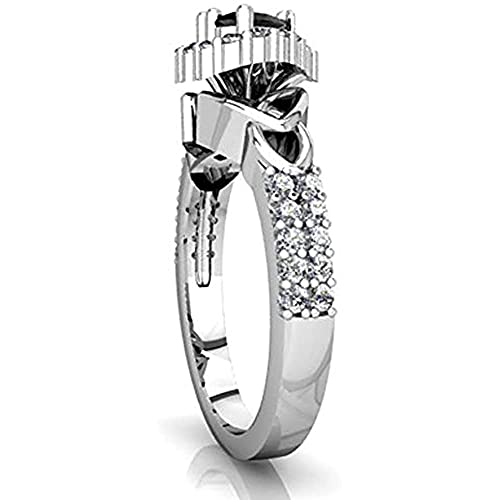 0.50 CT (5x3mm) Pear Cut Black Onyx 925 Sterling Silver 14K Gold Finish Celtic Knot Engagement Ring For Her (7.5)