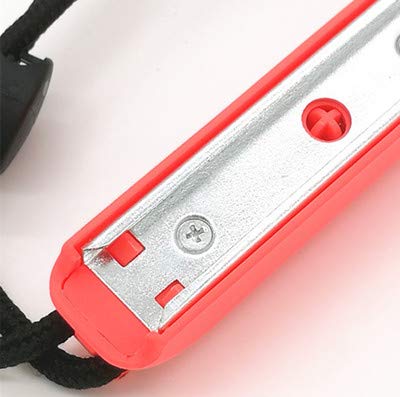 1 Pair of Joy-Con Handle Controllers with anti-slip Lanyards for Nintendo Switch Video Games-Red