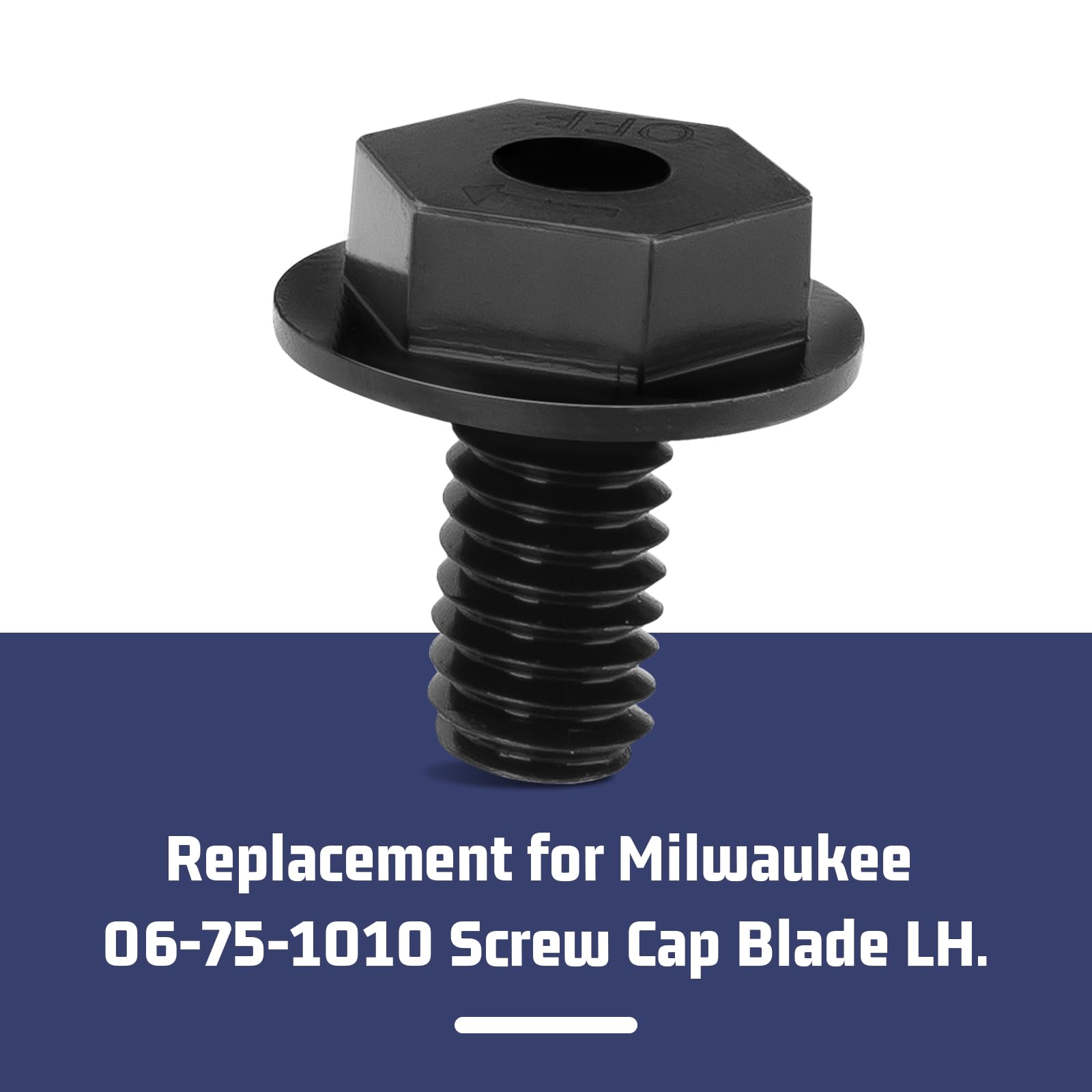 06-75-1010 Replacement for Milwaukee Circular Saw Screw Cap Blade LH, Fit for 0730-20, 0830-20, 6310-20, 6320-20, 2630-20 & 2730-20 -(2 Pack)