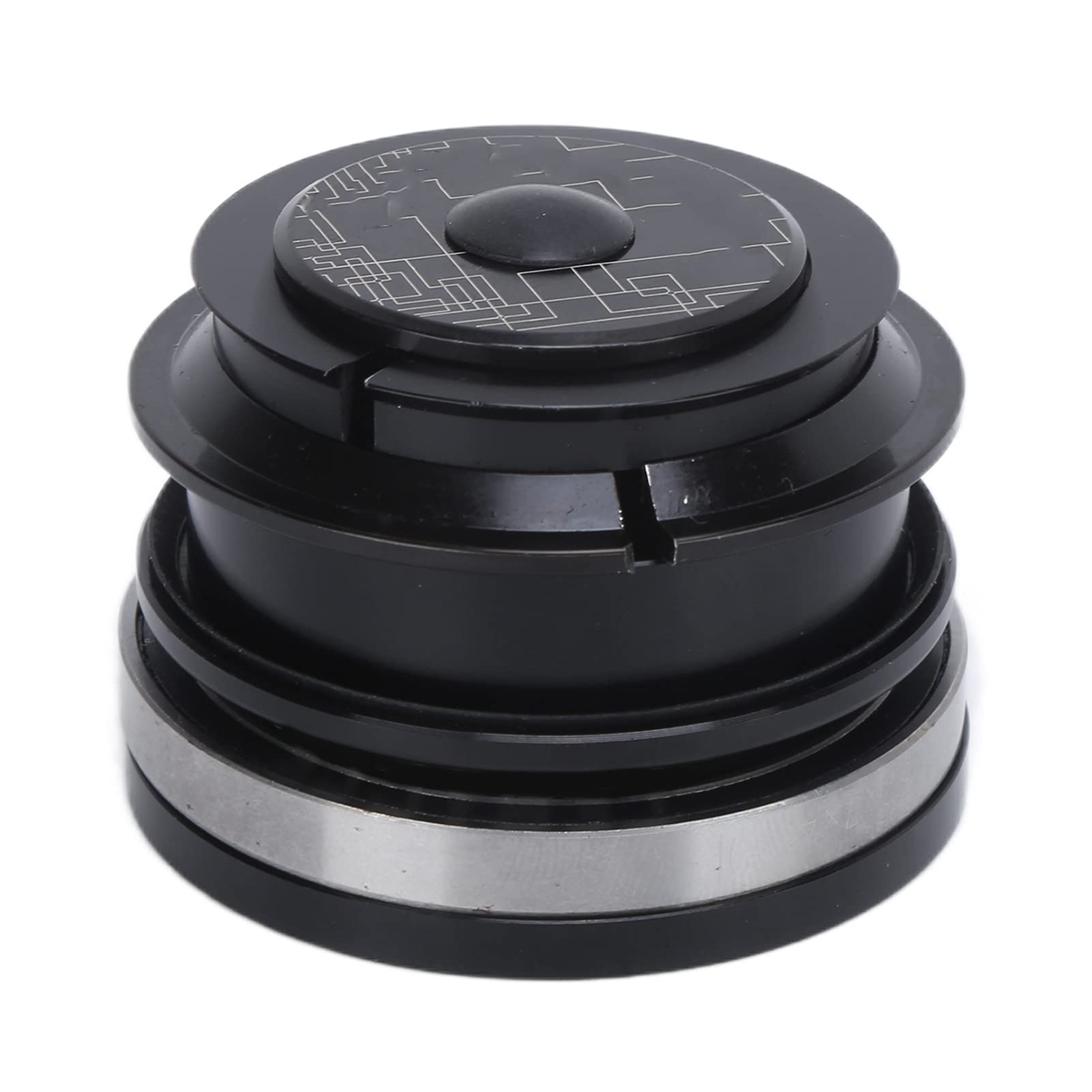 01 02 015 Bicycle Headset, Waterproof Bike Double Bearings Headset CNC Technology Aluminum Alloy High Speed for Road Bike