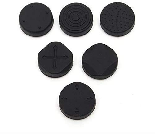 1 Set Analog Silicone Thumb Stick Grip Joystick Caps Cover Thumbsticks for PSV 1000 2000 PS Vita Black Color