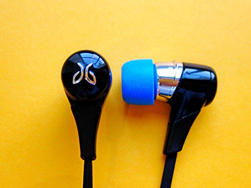 12pcs (BLMF-B)- S/M/L Premium Memory Foam and Round Replacement Eartips Earbuds Set Compatible with Jaybird Bluebuds X Earphones Headphones