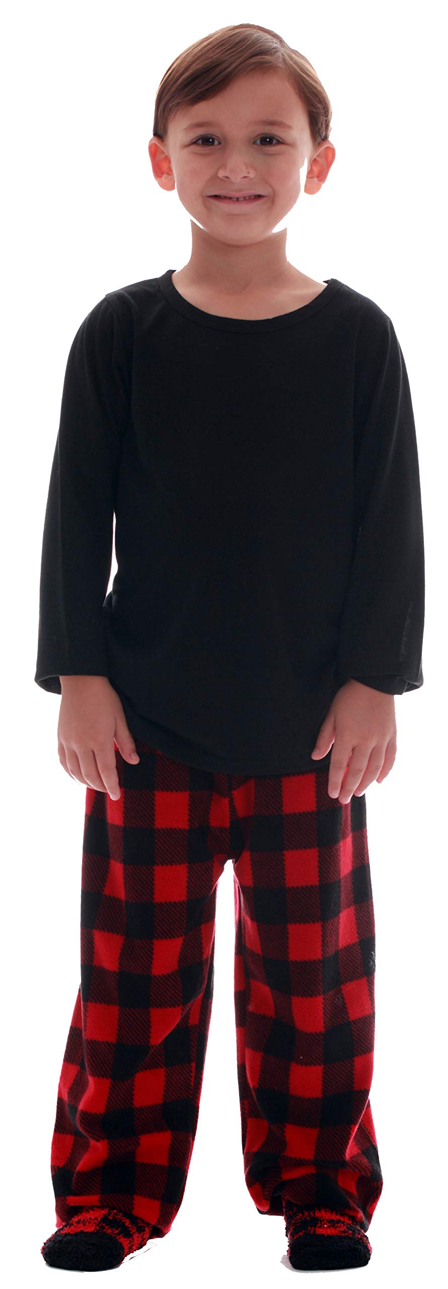 #followme Family Pajamas Microfleece Kids Pajama Set 45579-10195-10-12