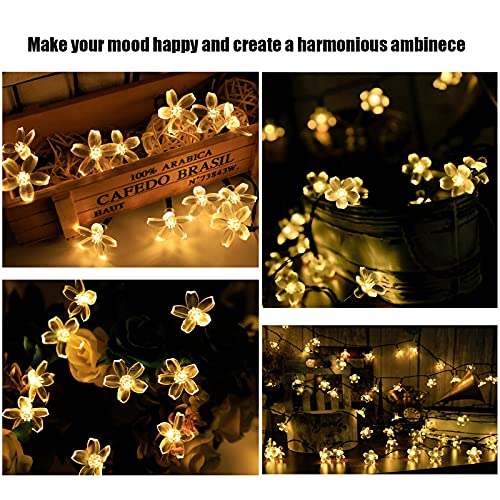 01 String Lamp, String Lights Solar Fairy Lights for Home Courtyard, Garden, Yard, Lawn, Terrace