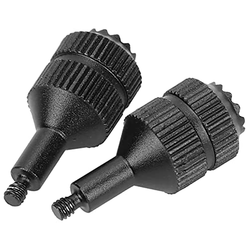01 02 015 FPV Drone Controller Joysticks, Aluminum Controller Joysticks 2PCS Comfortable Storable for Metal Joystick Protector for Model Airplane Accessories(Black)