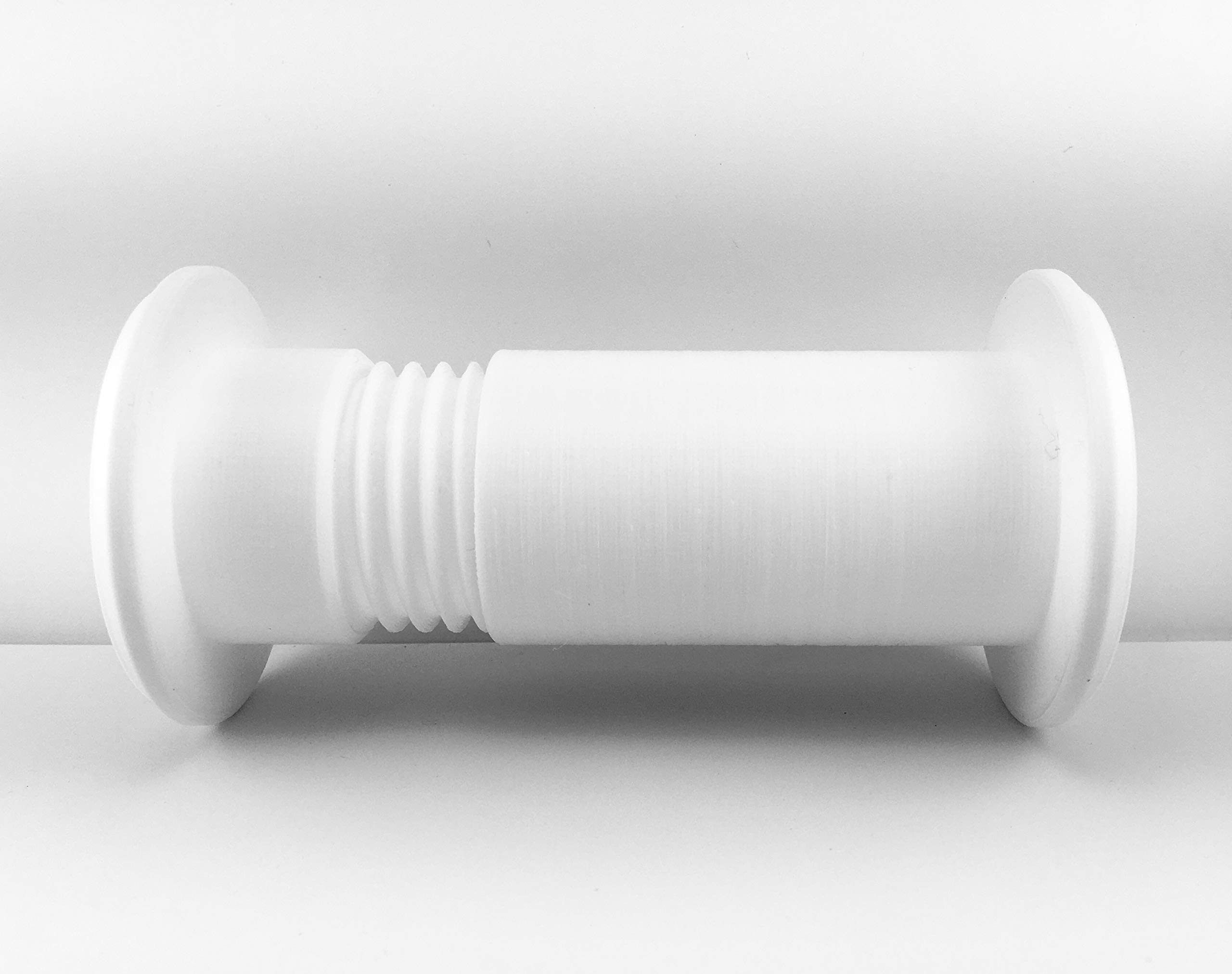 1.20" ID Cable Pass Through Wall Port 3 5/8" - 5 1/4" Wall Thickness (White) - Pass Cables from one Side of a Wall or Barrier to The Other.