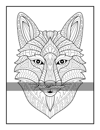 100 Animals: An Adult Coloring Book with Lions, Elephants, Owls, Horses, Dogs, Cats, and Many More!