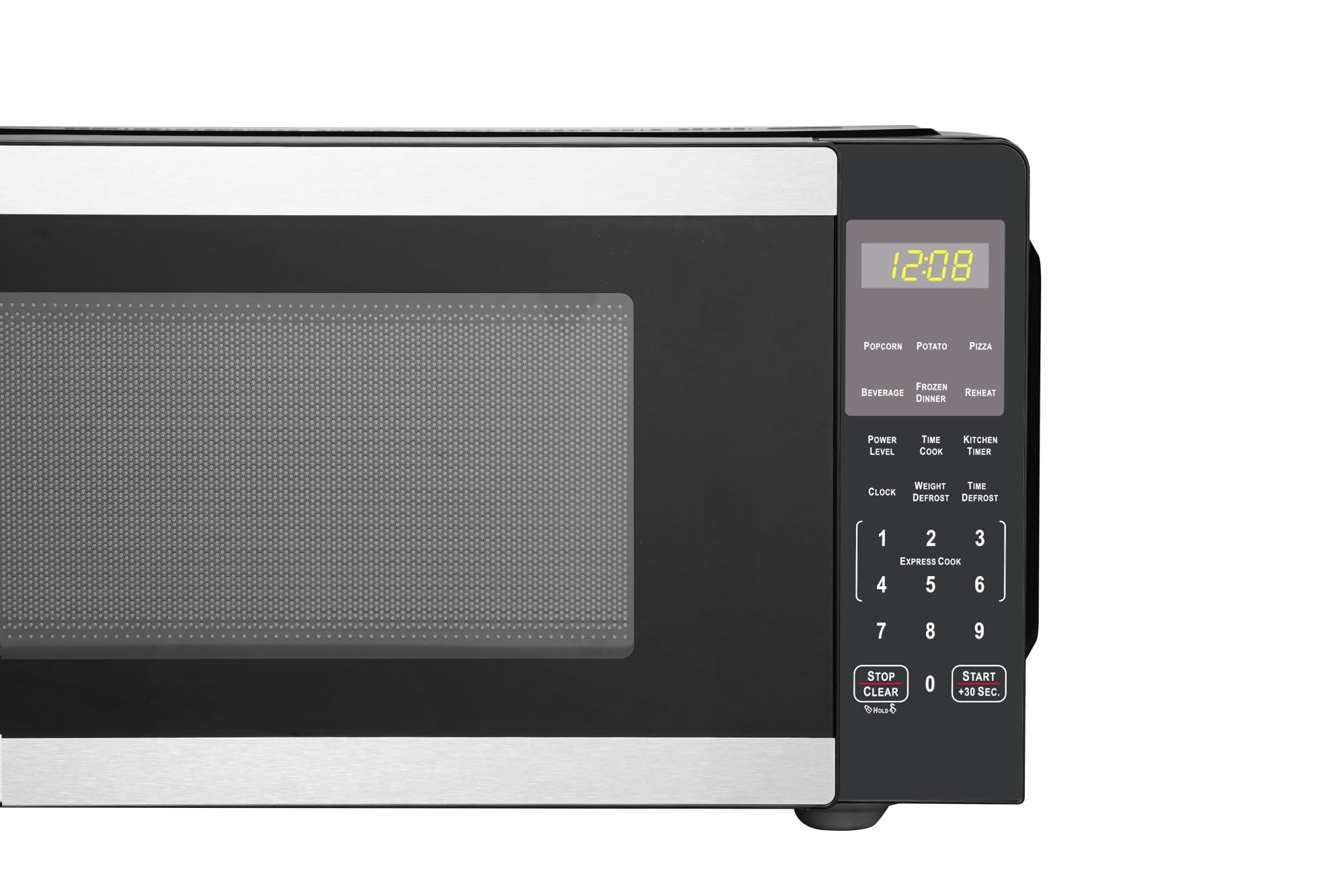 0.9 Cu ft Countertop Microwave Oven (Color : Stainless Steel)