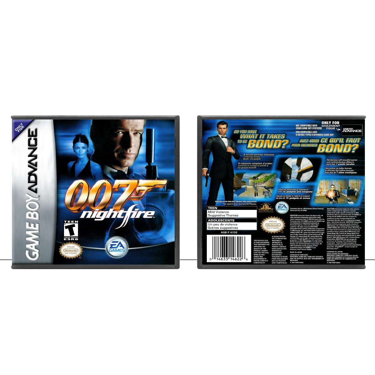007: Nightfire | (GBA) Game Boy Advance - Game Case Only - No Game