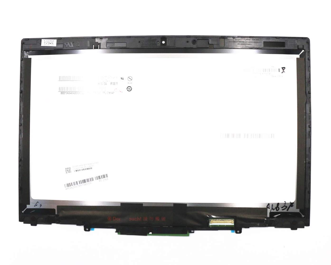 01AX897 14" WQHD 2560x1440 LCD Panel LED Touch Screen Display with Control Board and Bezel Frame Assembly for Lenovo Thinkpad