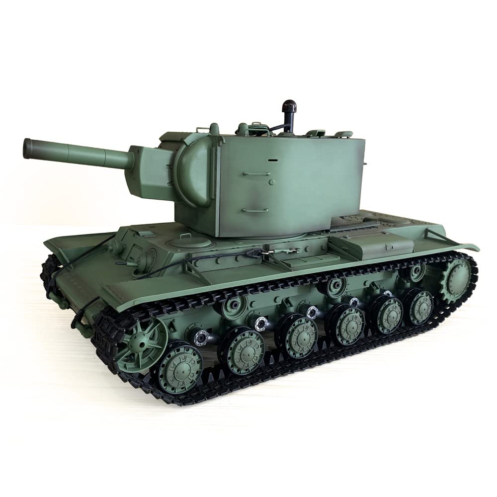 1/16 Henglong Tk7.0 Soviet Kv-2 Rc Tank Gigant 3949 Barrel Recoil Bb Airsoft Smoke Sound Effect Car Toys