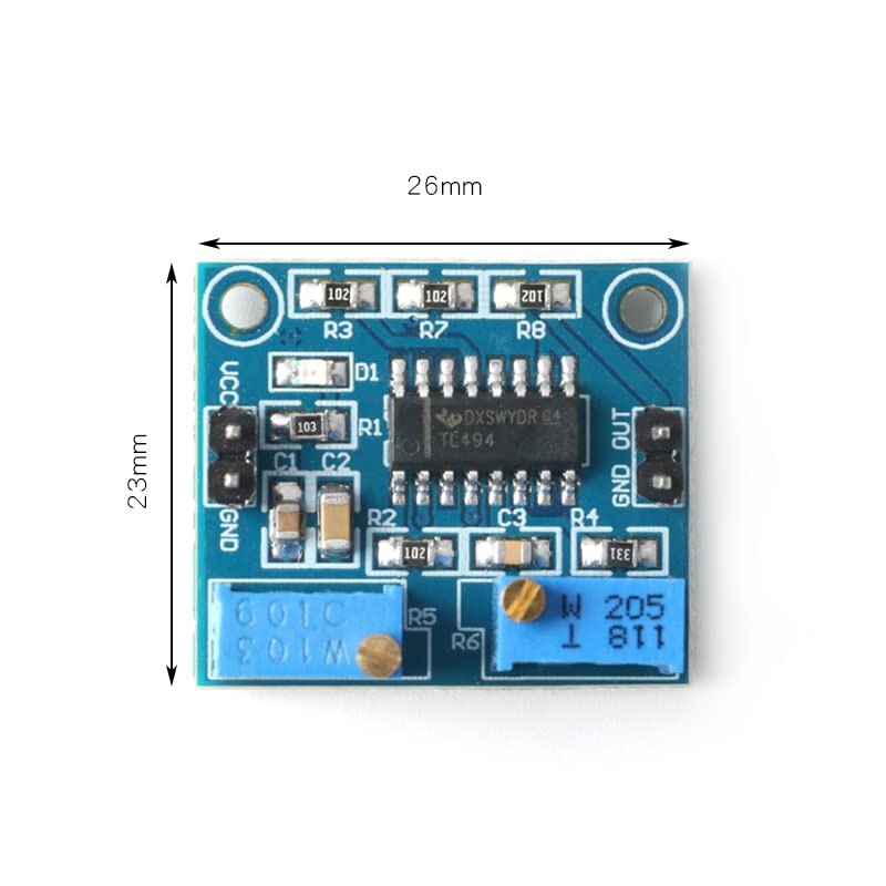 000 JESSINIE 5Pcs TL494 PWM Controller Module TL494 PWM Frequency 500Hz - 100KHz Duty Cycle Adjustable Module