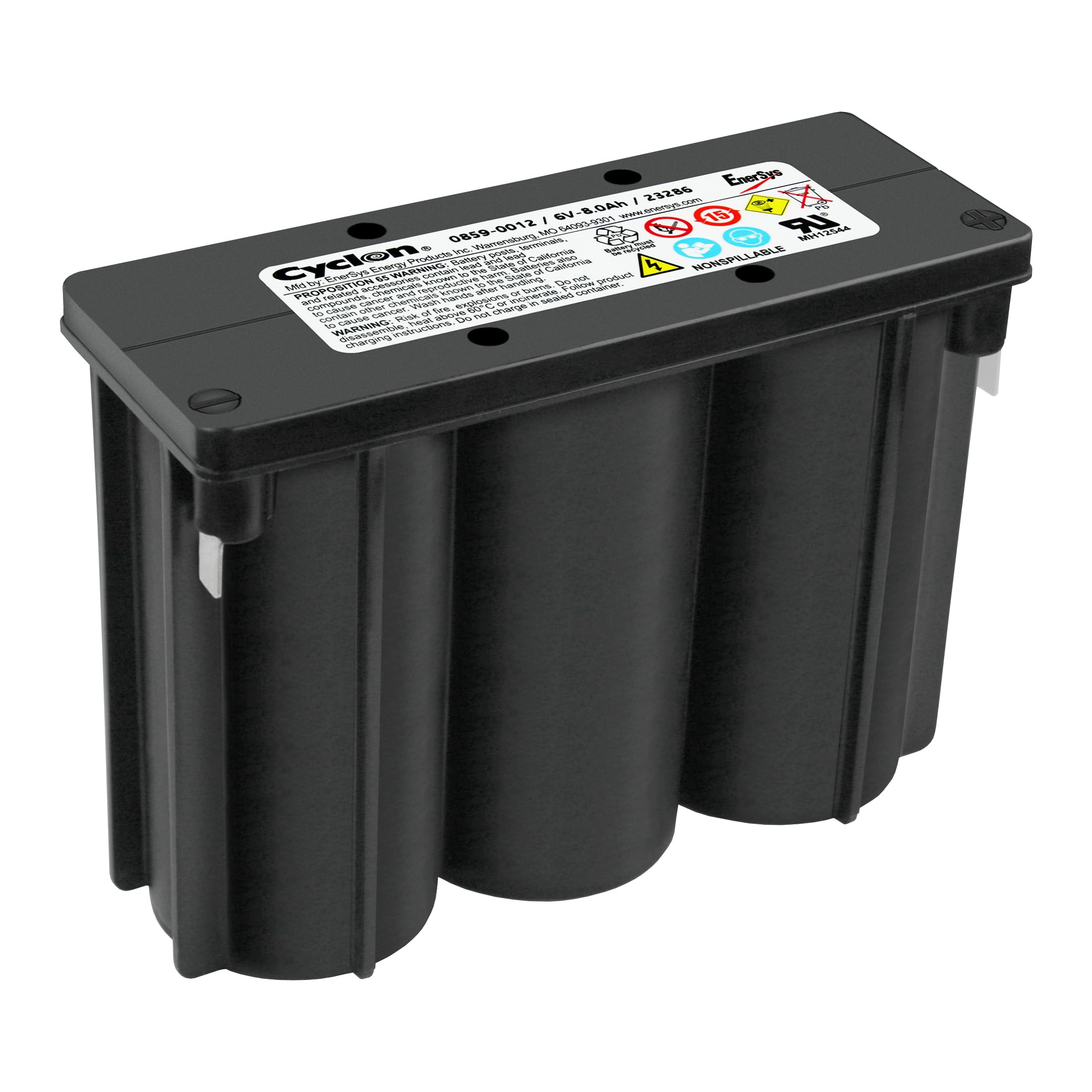 0859-0012 8.0 Ah for All vendor 6.0 Volt Batteries