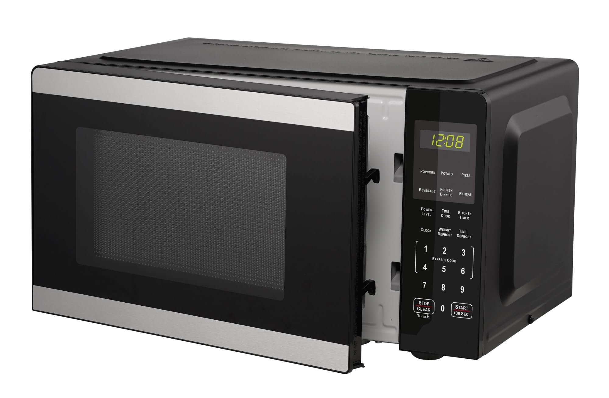 0.9 Cu ft Countertop Microwave Oven, 900 Watts, Stainless Steel, New (Color : Stainless Steel)