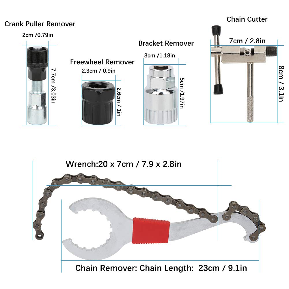 01 02 015 Bicycle Repair Tools, Chain Cutter Tool Durable for Mountain Bike for Bicycle Maintenance for Road Bike