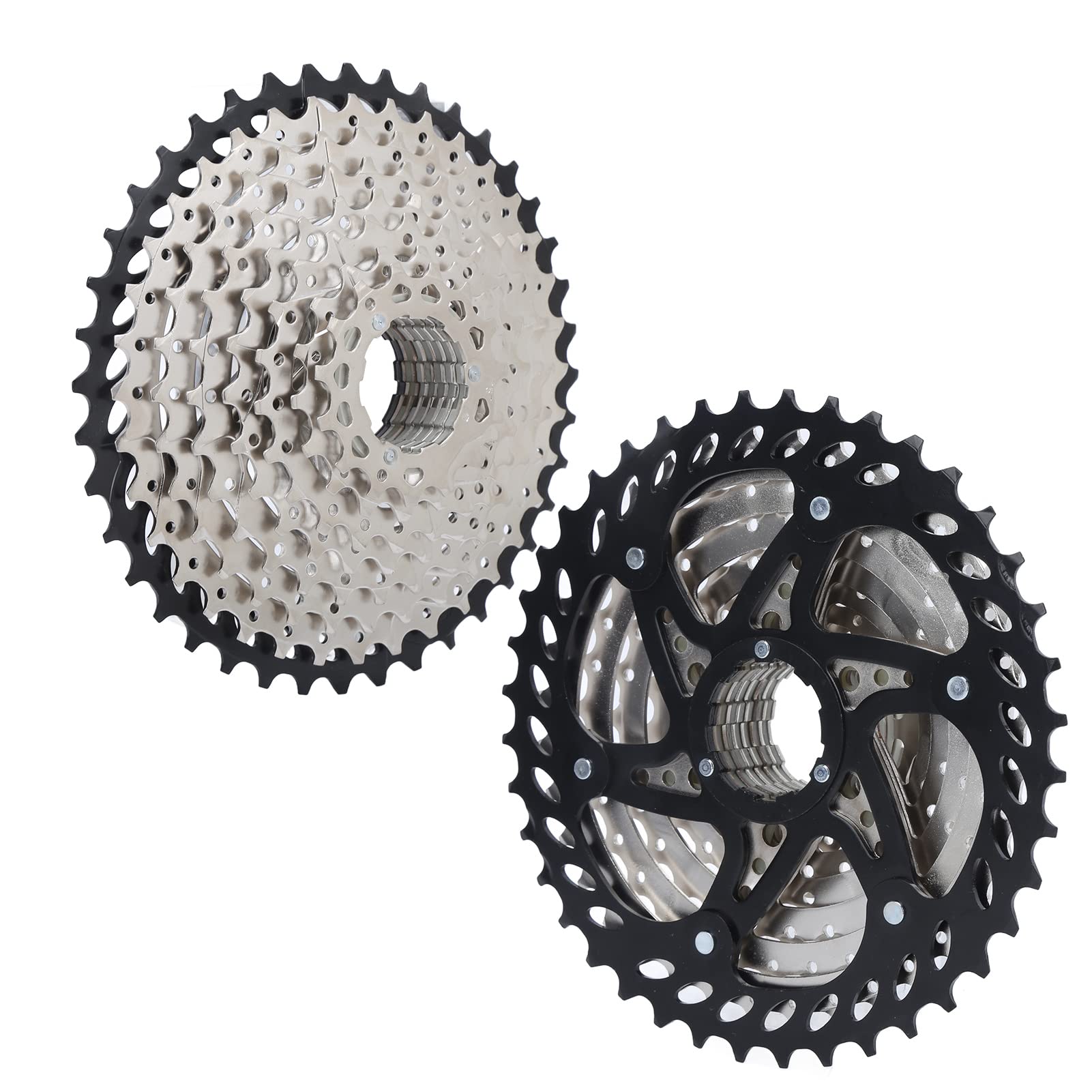 01 02 015 Bicycle Cassette, Bike Freewheel Lightweight 10 Speed Wear Resistant for Road Bicycle for Mountain Bicycle