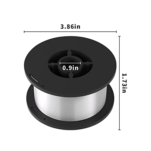 0.030 flux core welding wire, 2 Spools E71T-GS Low Splatter gasless Carbon Steel Mig Welding Wire Compatible (0.030In 2LB* 1 PACK)